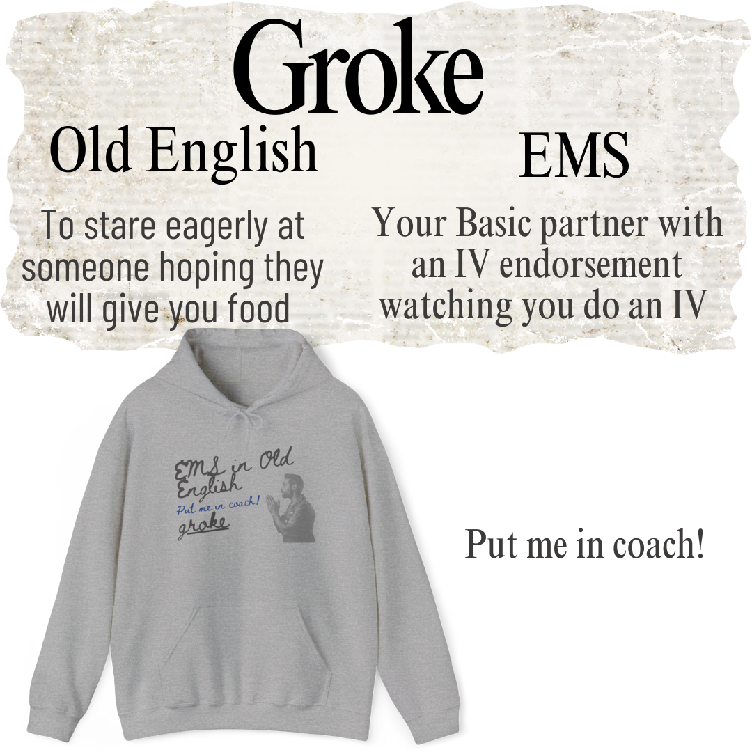 Groke EMS Hoodie - In Old English